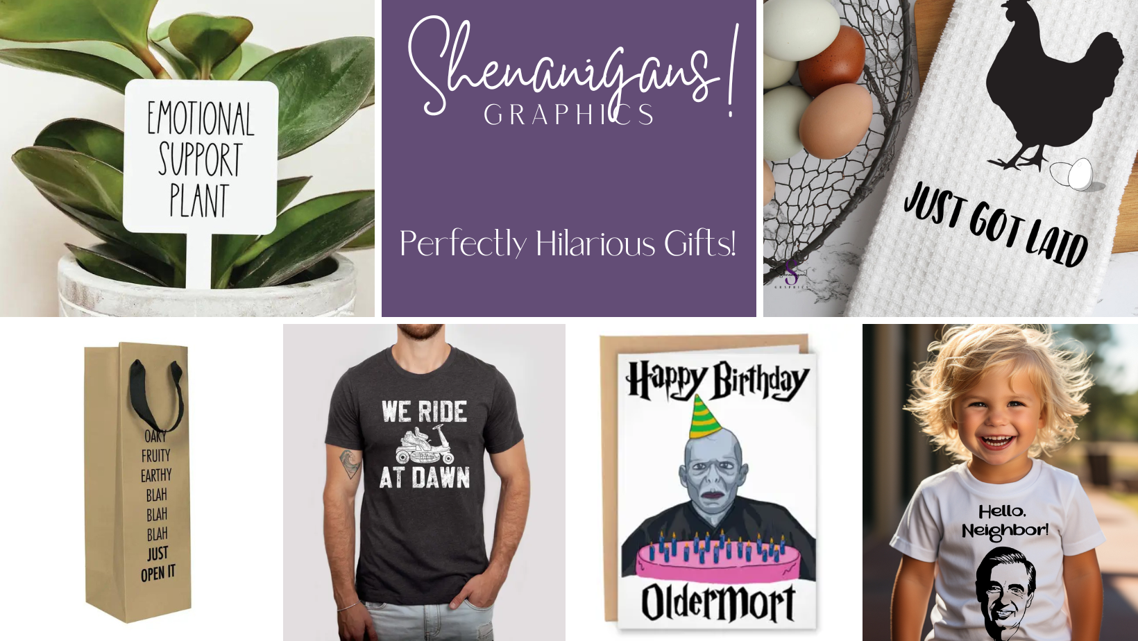 Shenanigans Graphics - Home of Hilarious Gifts!